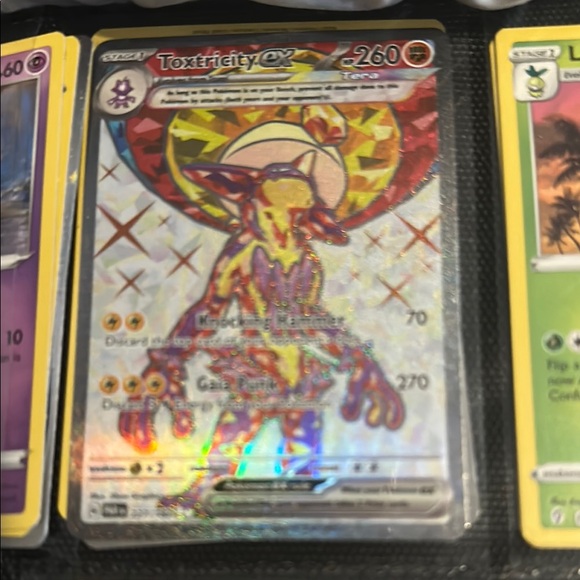 Pokemon | Games | Pokemon Toxtricity Ex Card Red And Yellow | Poshmark